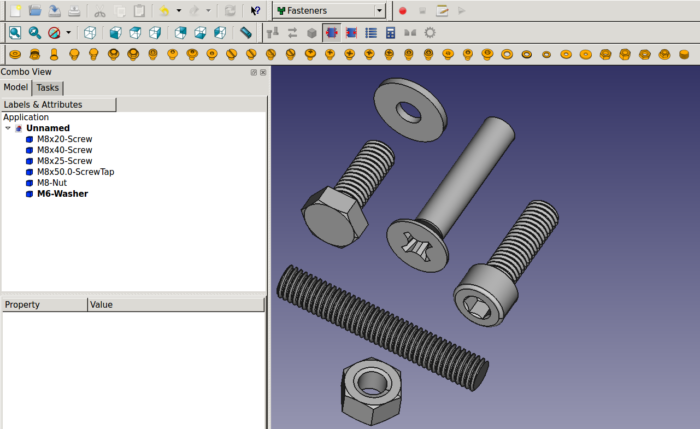Моделирование во FreeCAD. Резьба, шестерни, библиотеки